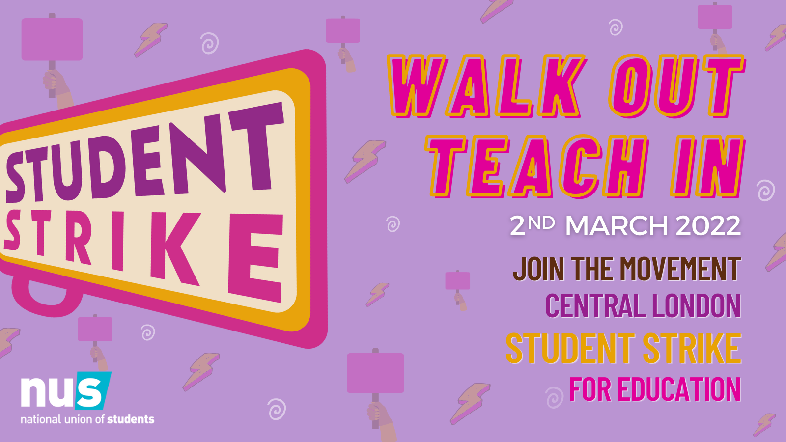 We Support The NUS Student Strike/ Teach In