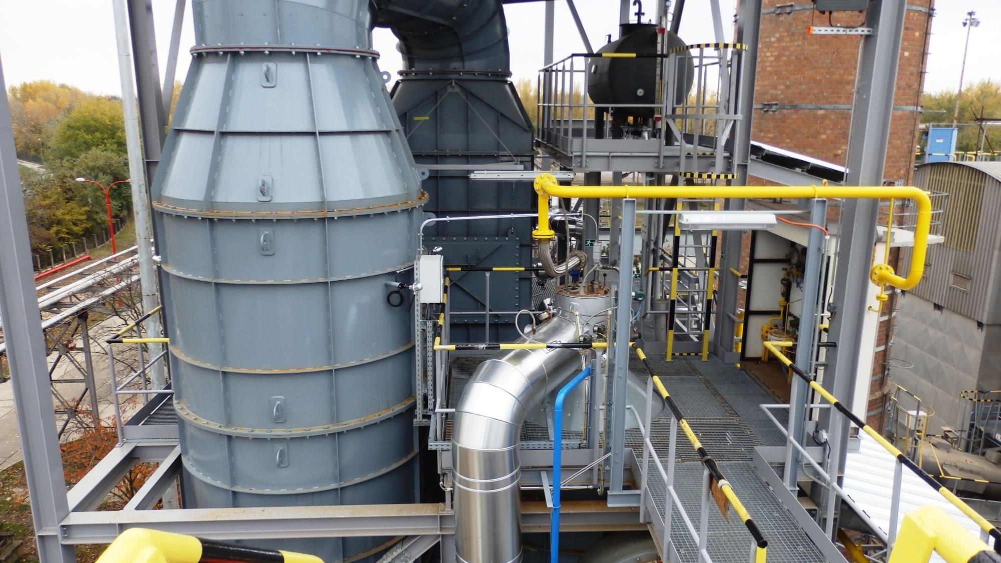 Reconstruction and capacity increase of the sludge incinerator