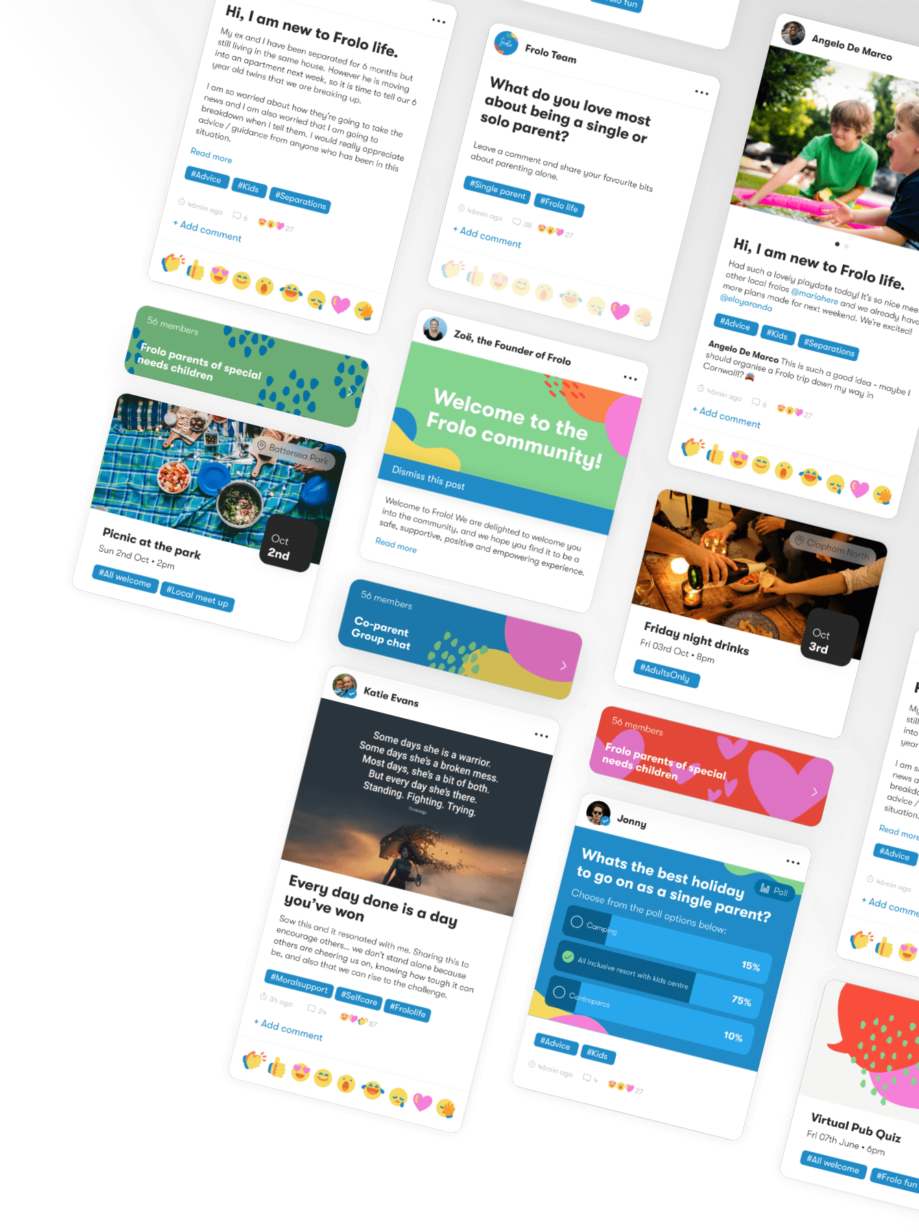 Frolo. The online hub for single parents.