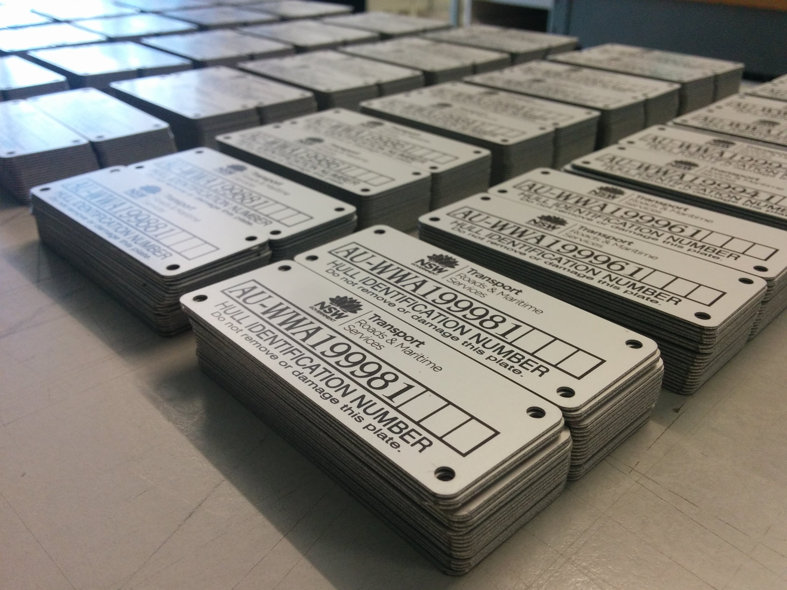 Compliance Plates by Metal Sign & Label Pty Ltd