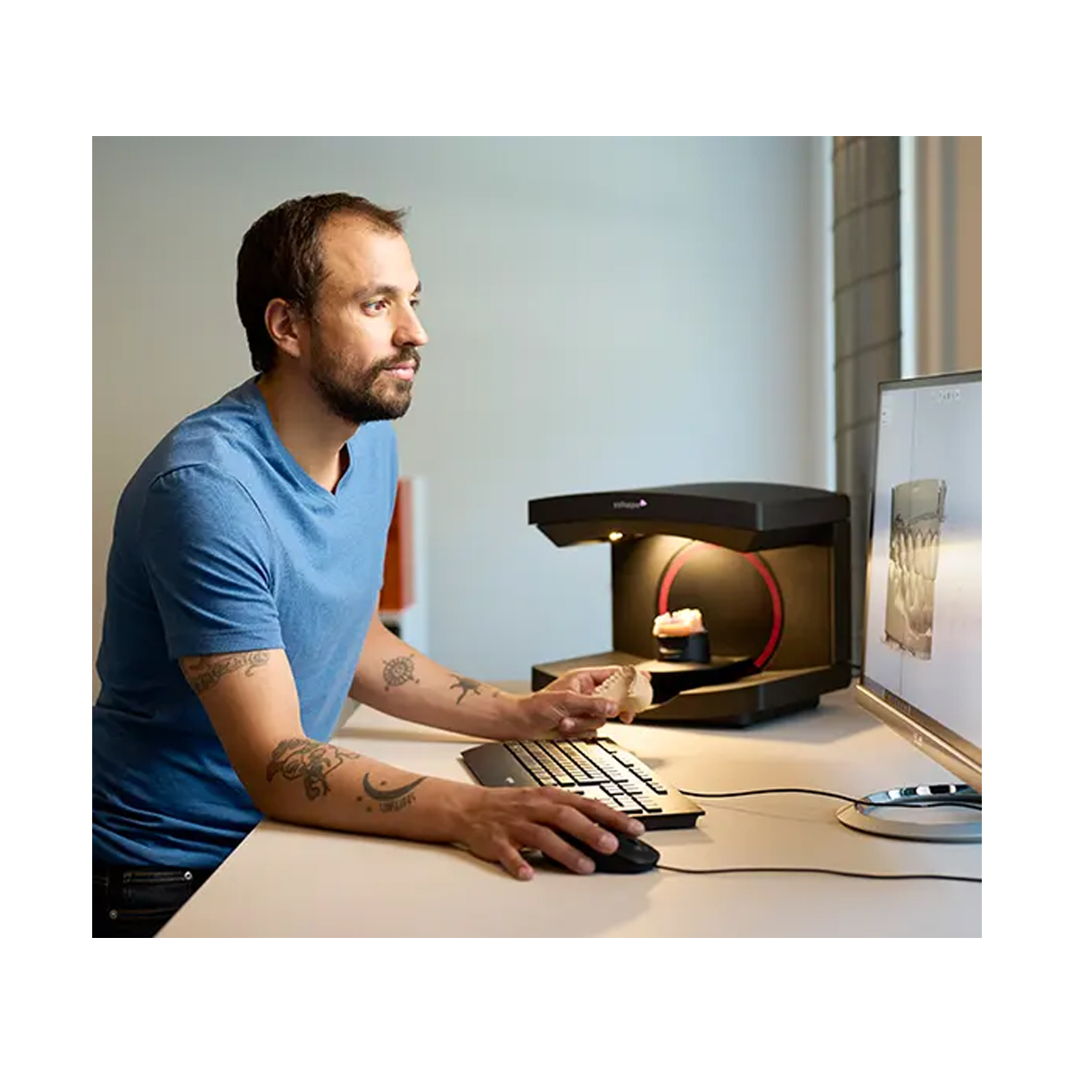 SCANNER DE LABORATORIO 3SHAPE E2