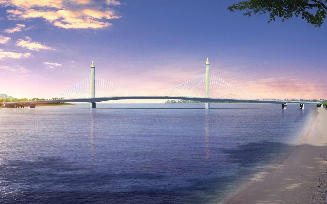 OCIC News - Cable-Stayed Bridge Plan to Link Koh Pich with Koh Norea