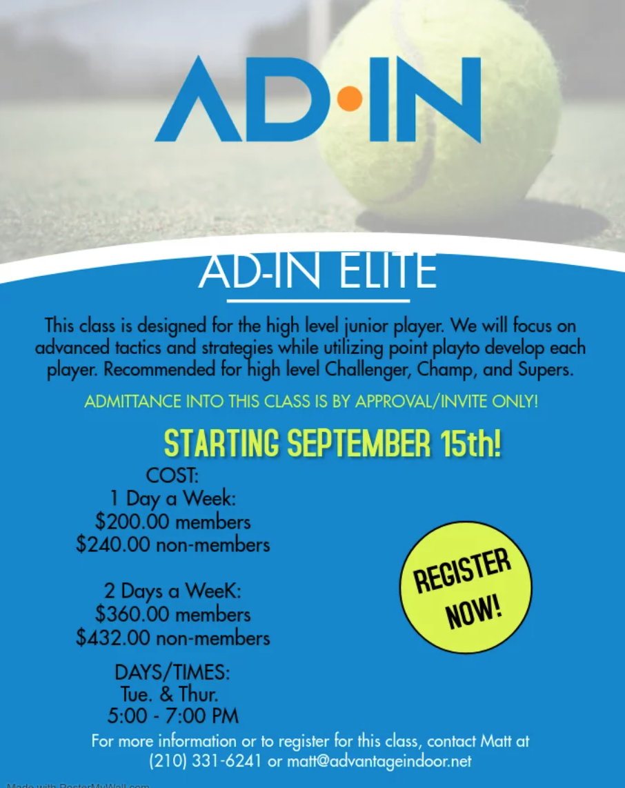 Advantage Indoor - Events & Classes