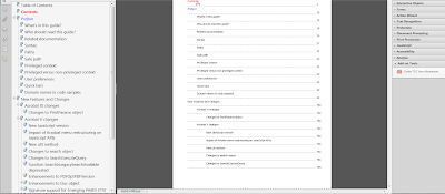Acrobat — Create a Table of Contents (TOC) in a PDF file from bookmarks ...