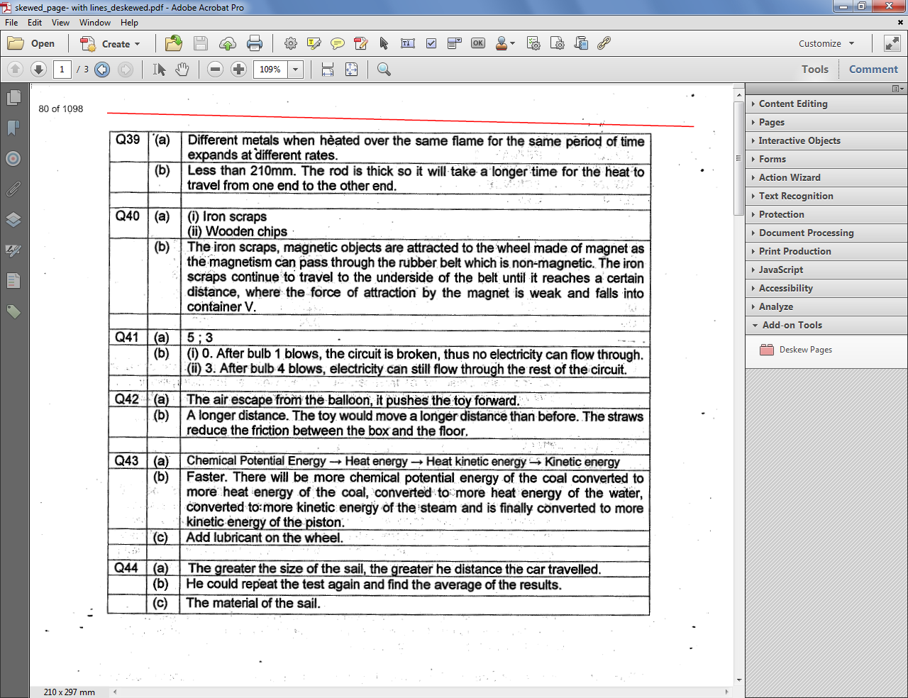 Acrobat -- Deskew PDF Pages | Try67 | Custom PDF tools