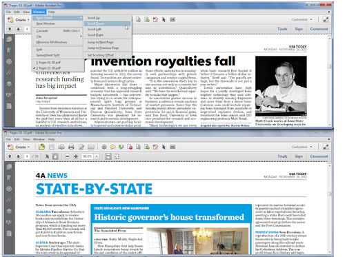 Acrobat/Reader - Synchronized Scrolling Two (Or More) PDF Documents ...