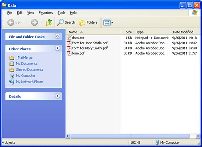 Acrobat — Mail merge and email PDF files | Try67 | Custom PDF tools