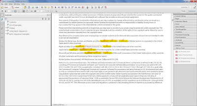 Acrobat/Reader - Advanced Proximity Search | Try67 | Custom PDF tools