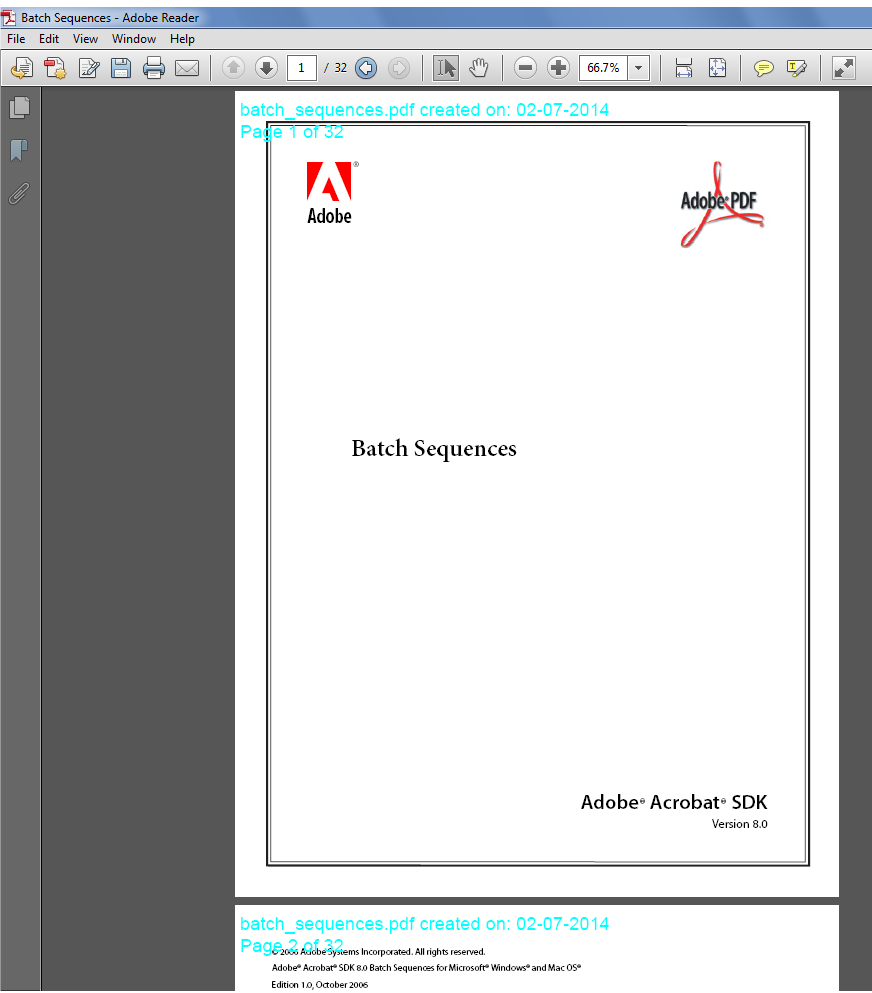 Acrobat Reader Advanced Add Header Footer Text Try67 Custom Pdf Tools