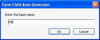 Acrobat -- Auto Generate Form Fields | Try67 | Custom PDF tools