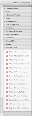 Acrobat/Reader -- Comments Review Tools | Try67 | Custom PDF tools