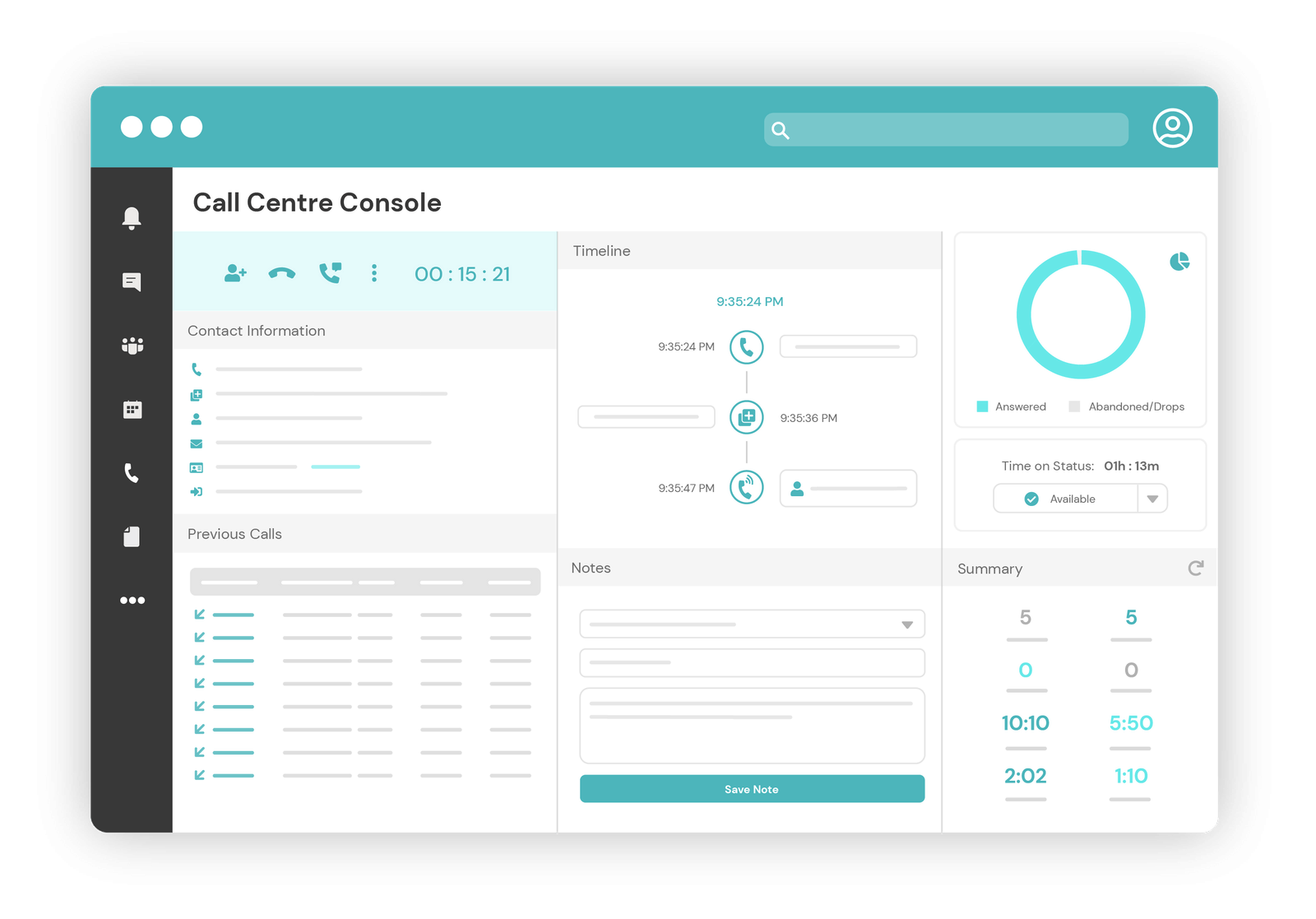 CentrePal Call Centre Console