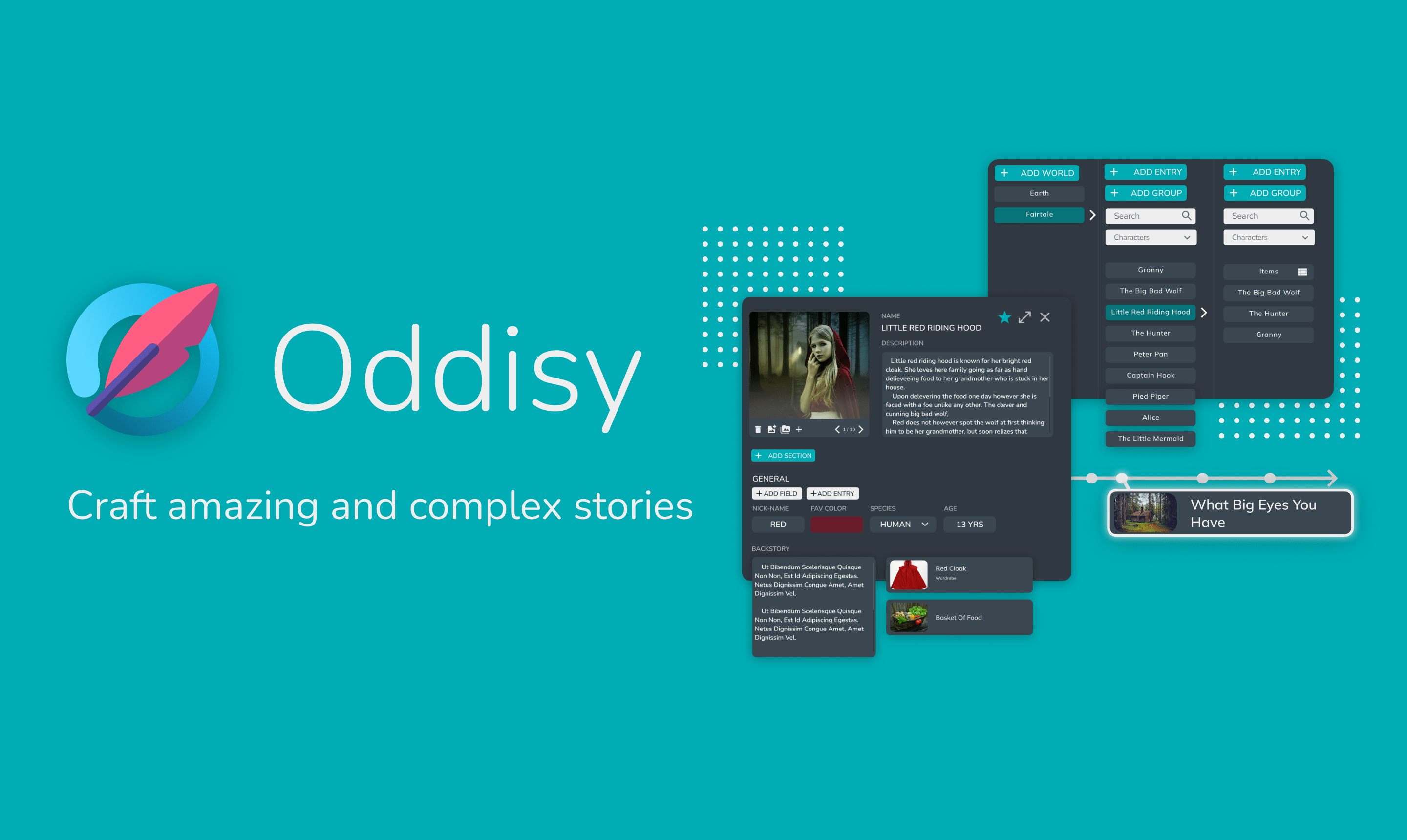 Craft Amazing and Complex Stories with Kodrick's New Worldbuilding and Writing Tool, Oddisy!