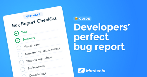 How to Write a Bug Report That Will Make Your Developers Happy