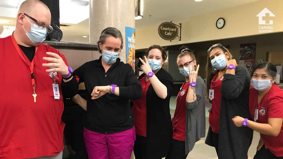 Caring Support Working with Post-Secondary Institution; Visit to ...