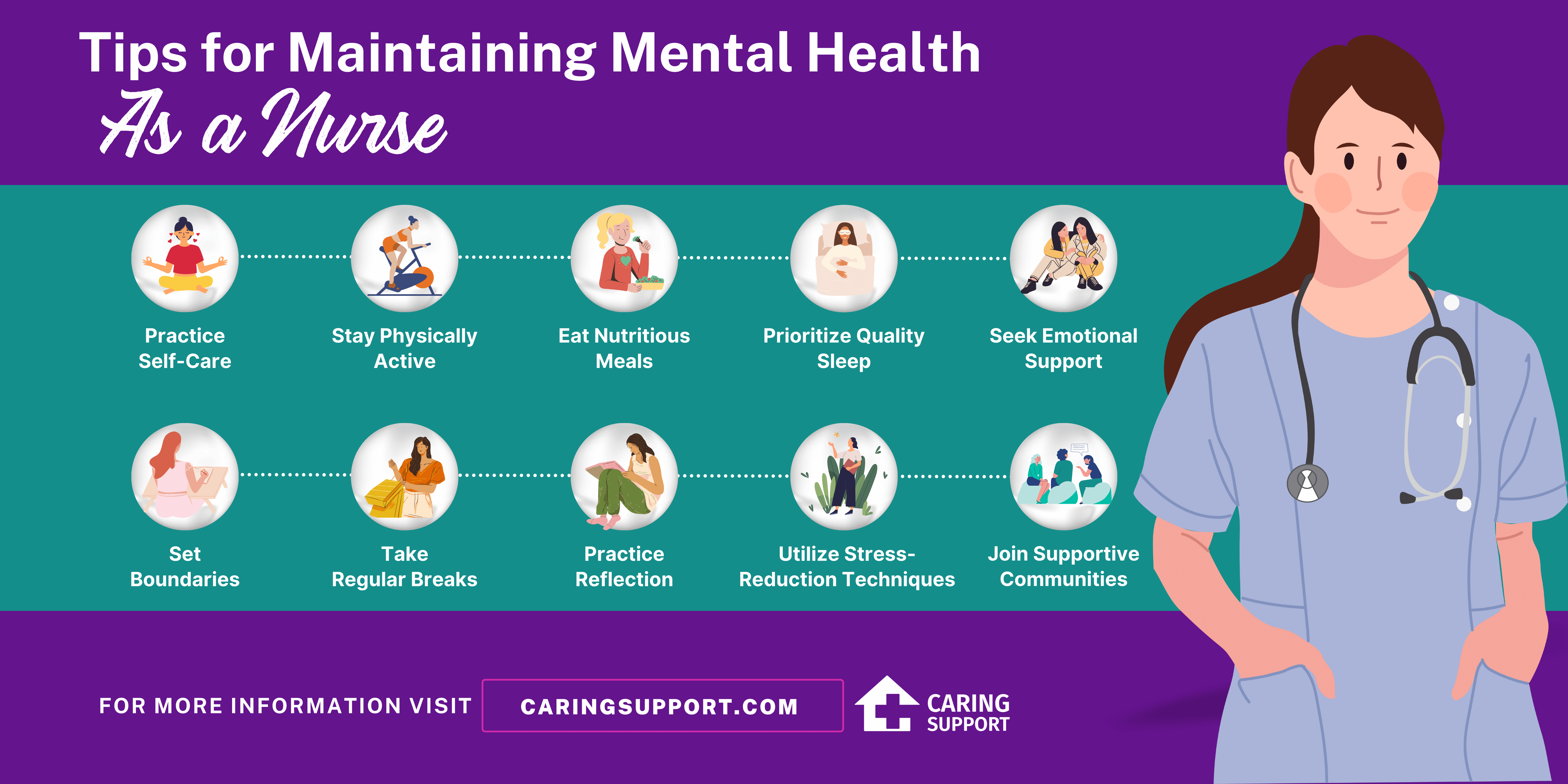 Useful Self-Care Recommendations for Nurses | Caring Support
