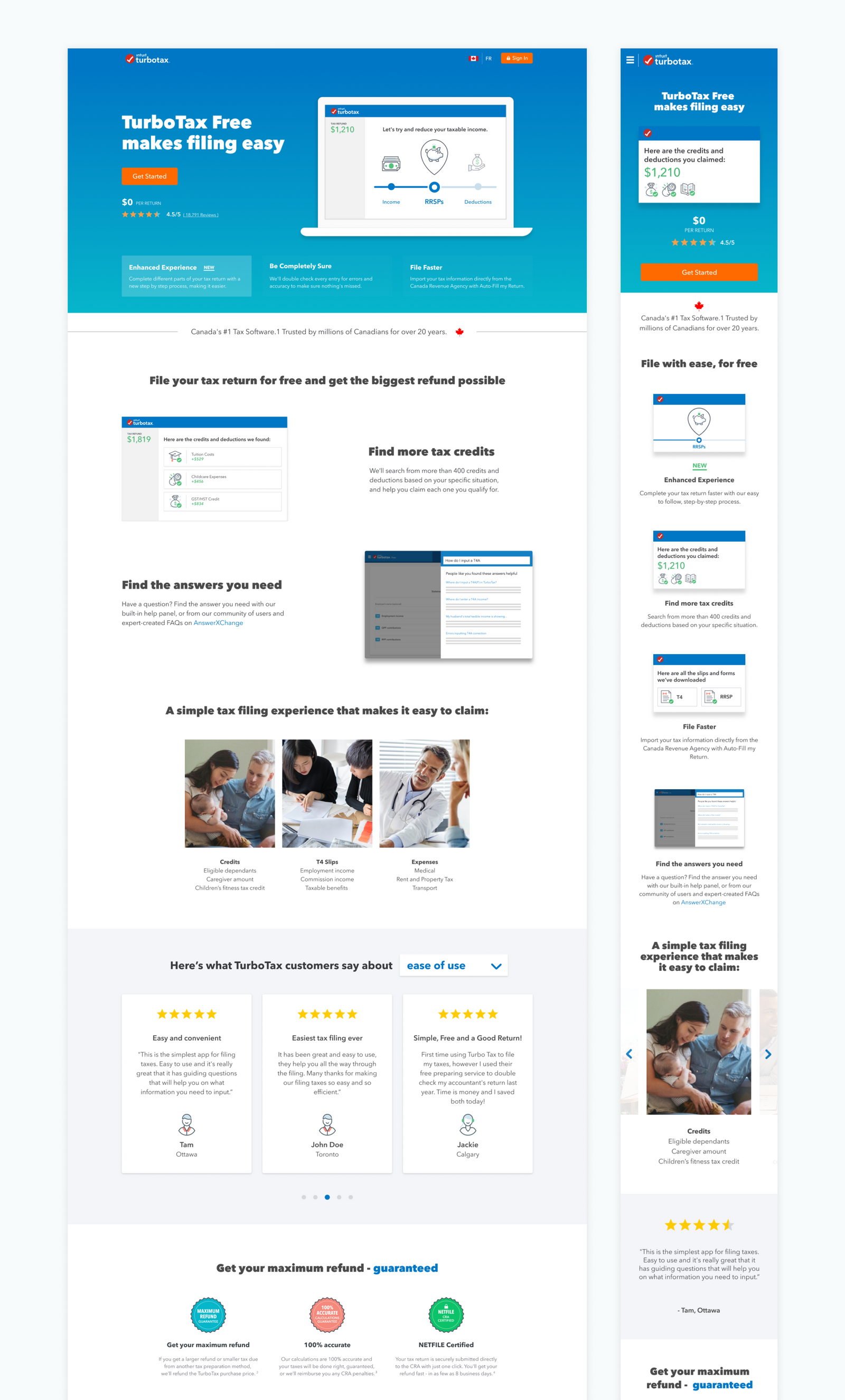 Work / TurboTax, Mike Han | Product Designer