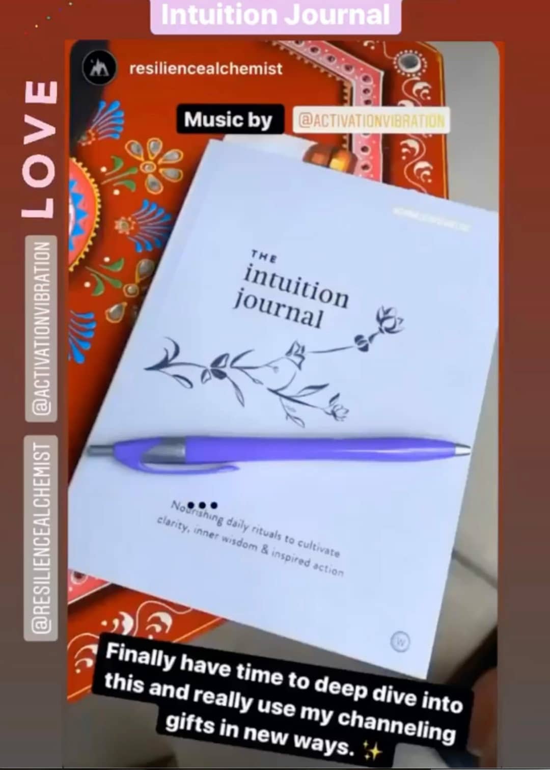 Guided journaling prompts with The Intuition Journal | Jo ChunYan