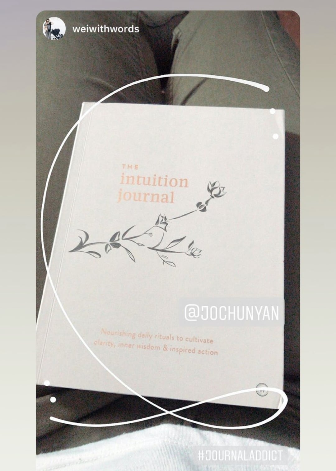 Guided journaling prompts with The Intuition Journal | Jo ChunYan