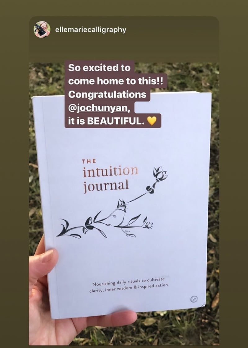 Guided journaling prompts with The Intuition Journal | Jo ChunYan