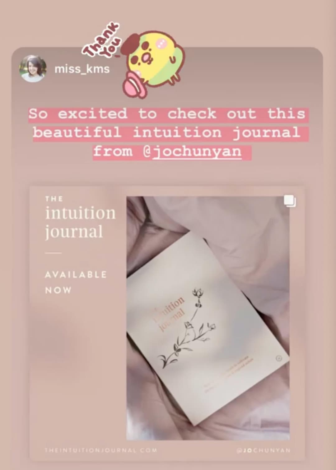 Guided journaling prompts with The Intuition Journal | Jo ChunYan