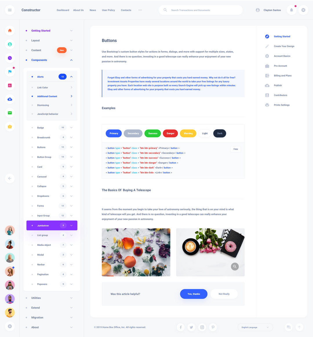 Knowledge Base Dashboard — Download Dashboard Template