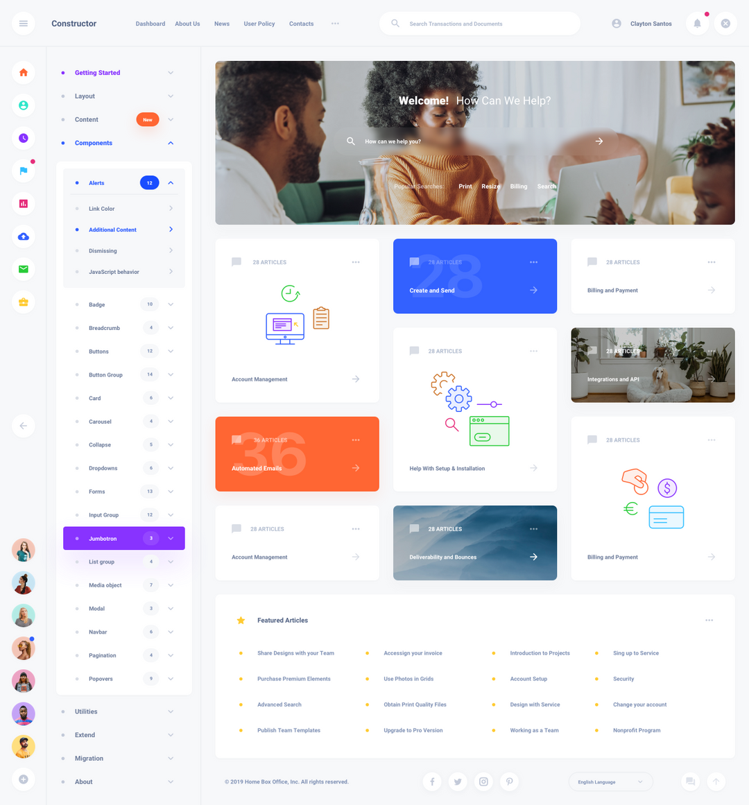 Knowledge Base Dashboard — Download Dashboard Template