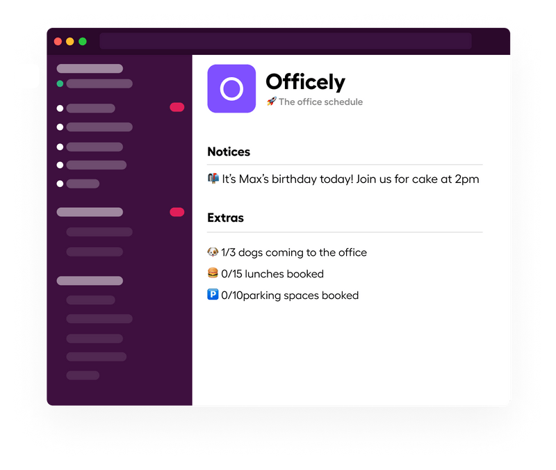 Officely I The only desk booking tool that lives in Slack