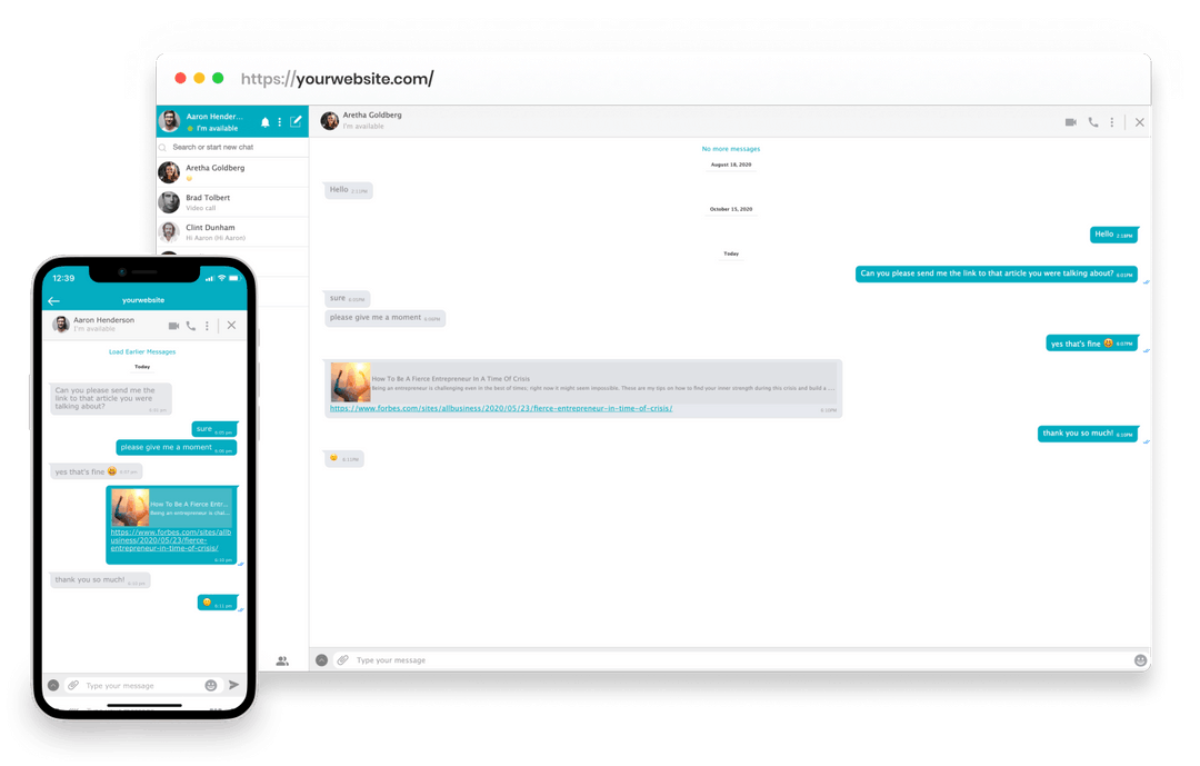 Online Group and Private Text Chat for Websites | AtomChat