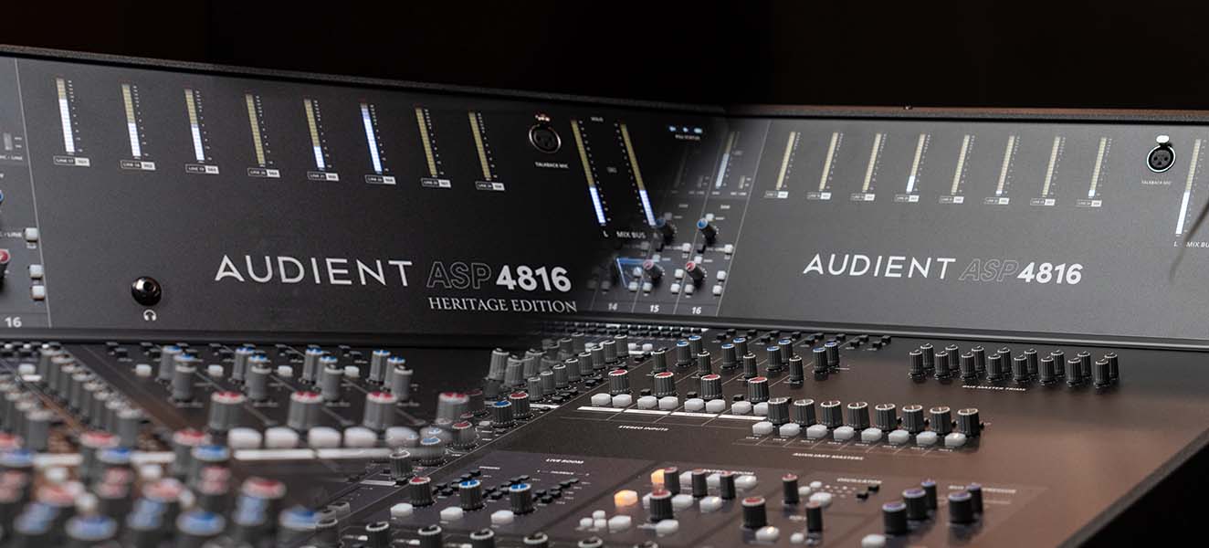 RD news | Audient ASP4816 Standard and Heritage Edition
