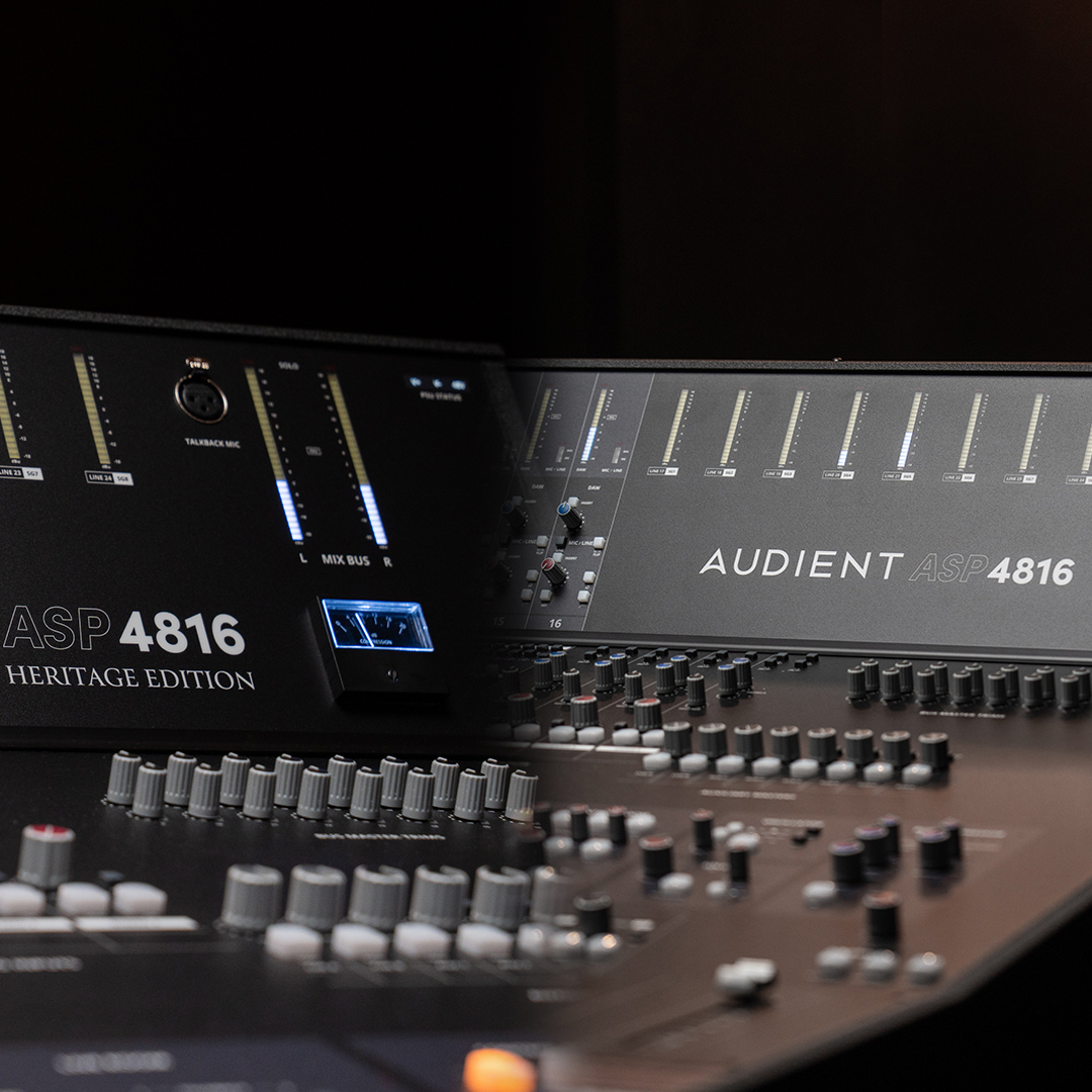 RD news | Audient ASP4816 Standard and Heritage Edition