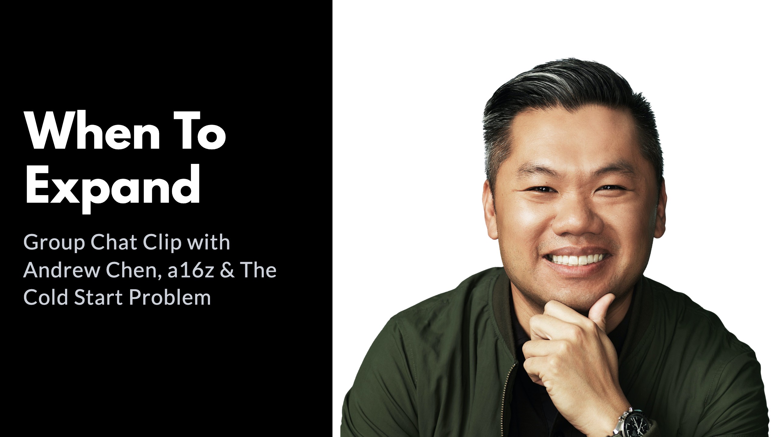 Andrew Chen Q&A On Marketplace Expansion (New Categories, Markets ...