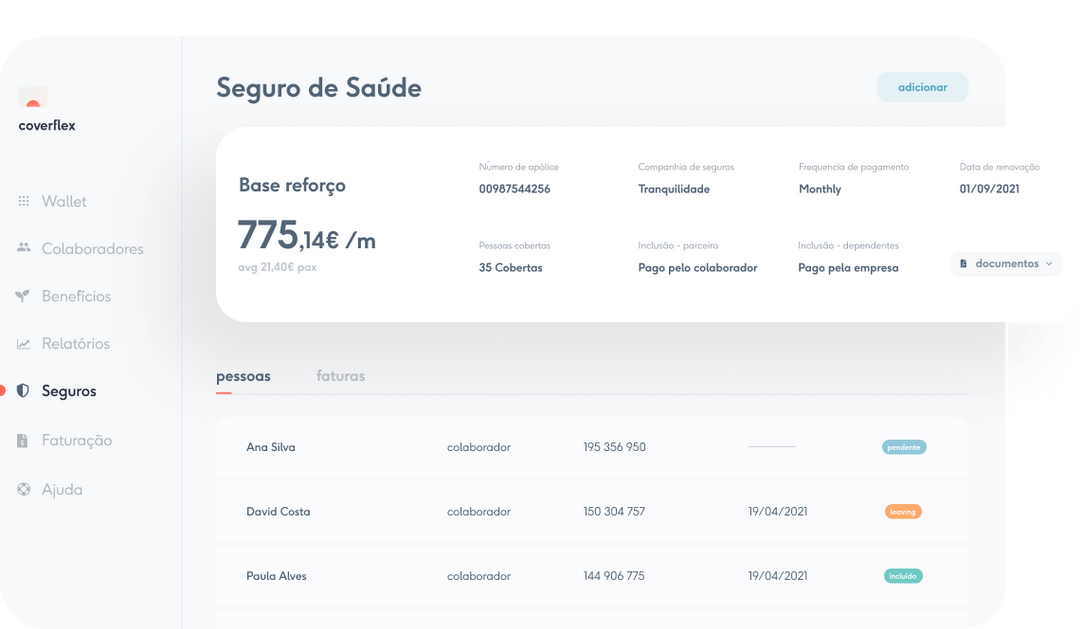 Agende Uma Demonstração Grátis | Coverflex