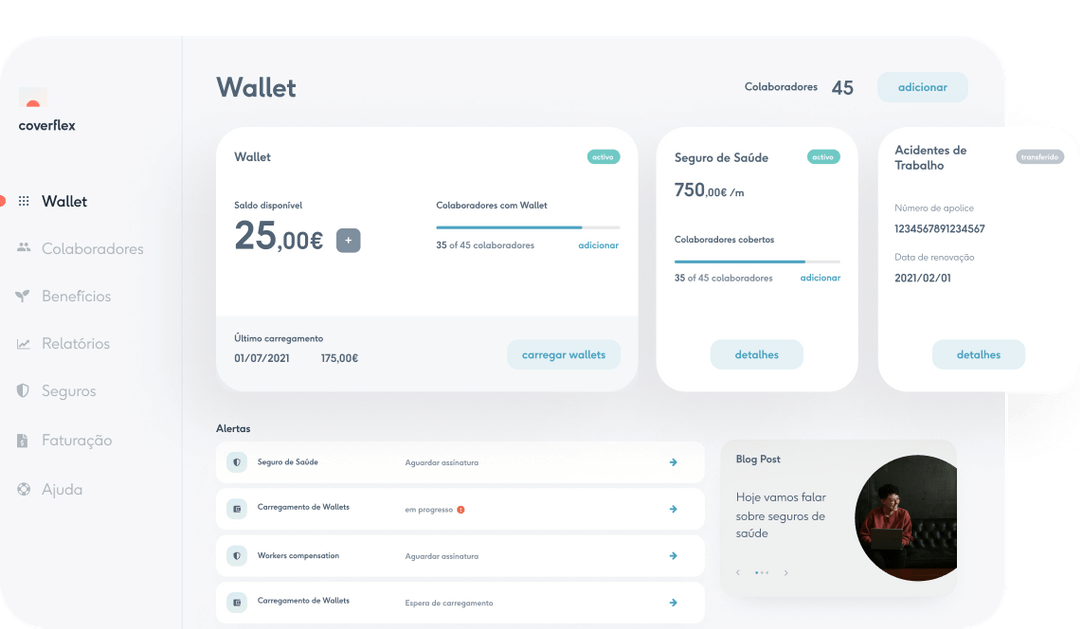 Agende Uma Demonstração Grátis | Coverflex
