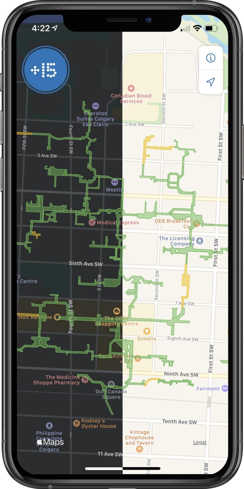 Calgary Plus 15 iOS App - Made by Toy Rockets