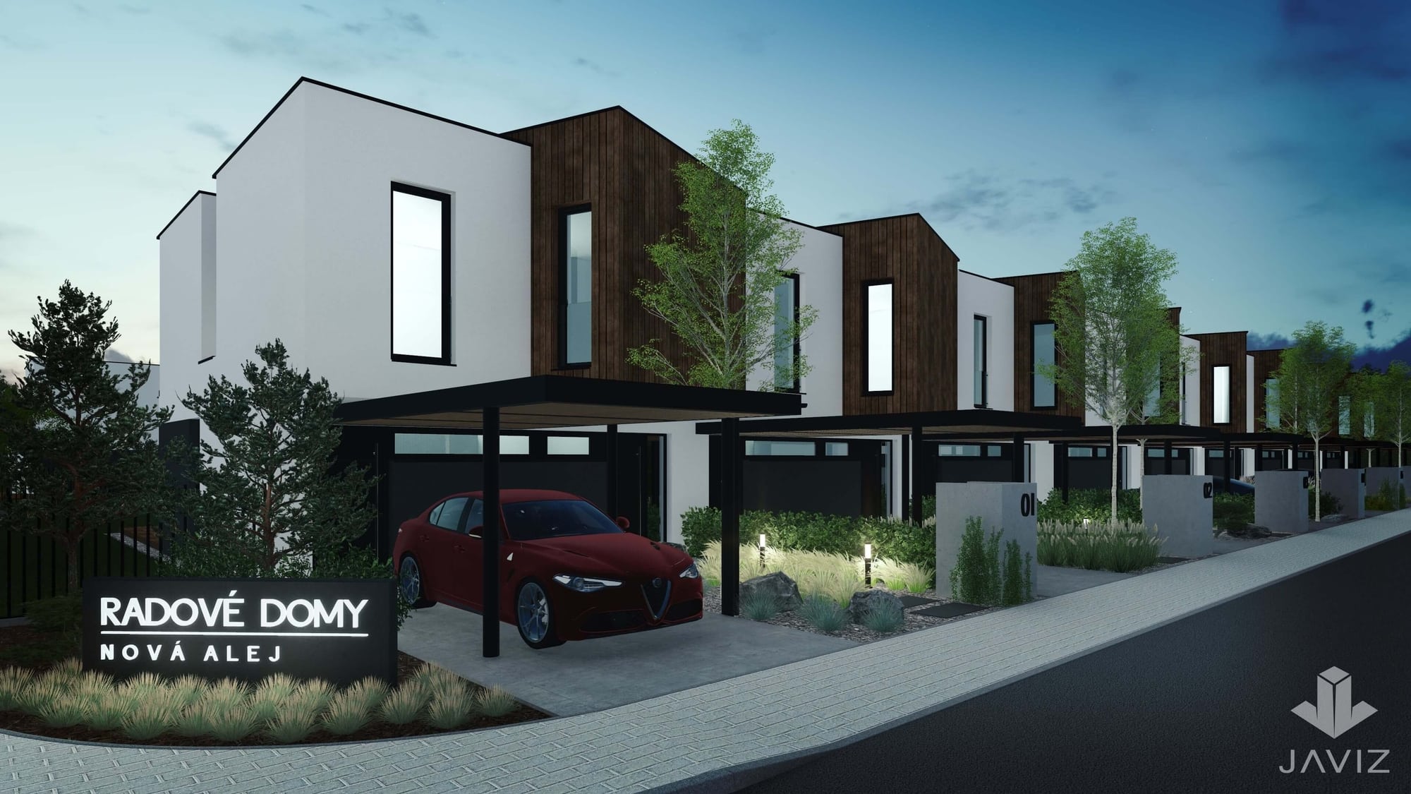 JAVIZ | Radové domy Nová Alej