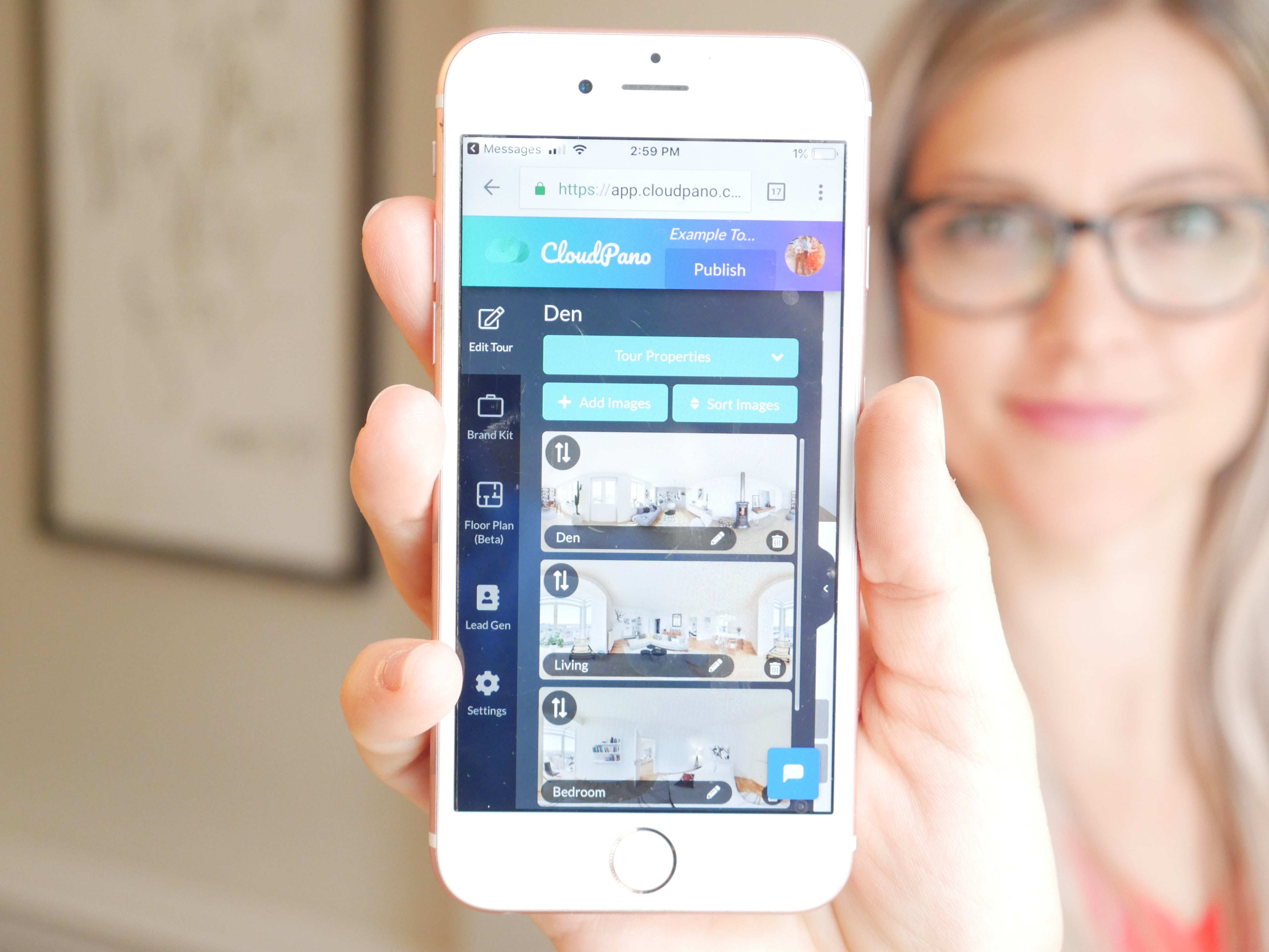 Virtual tour software for property managers