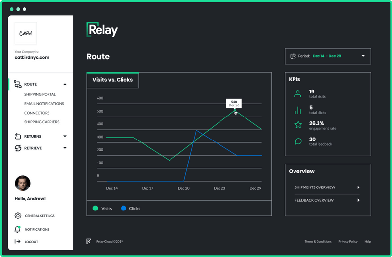 Relay | Order Tracking and Return System