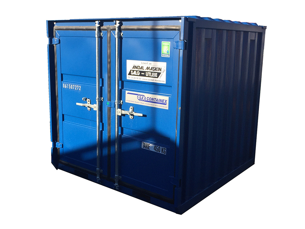Modul og lager - - 6 fot lagercontainer