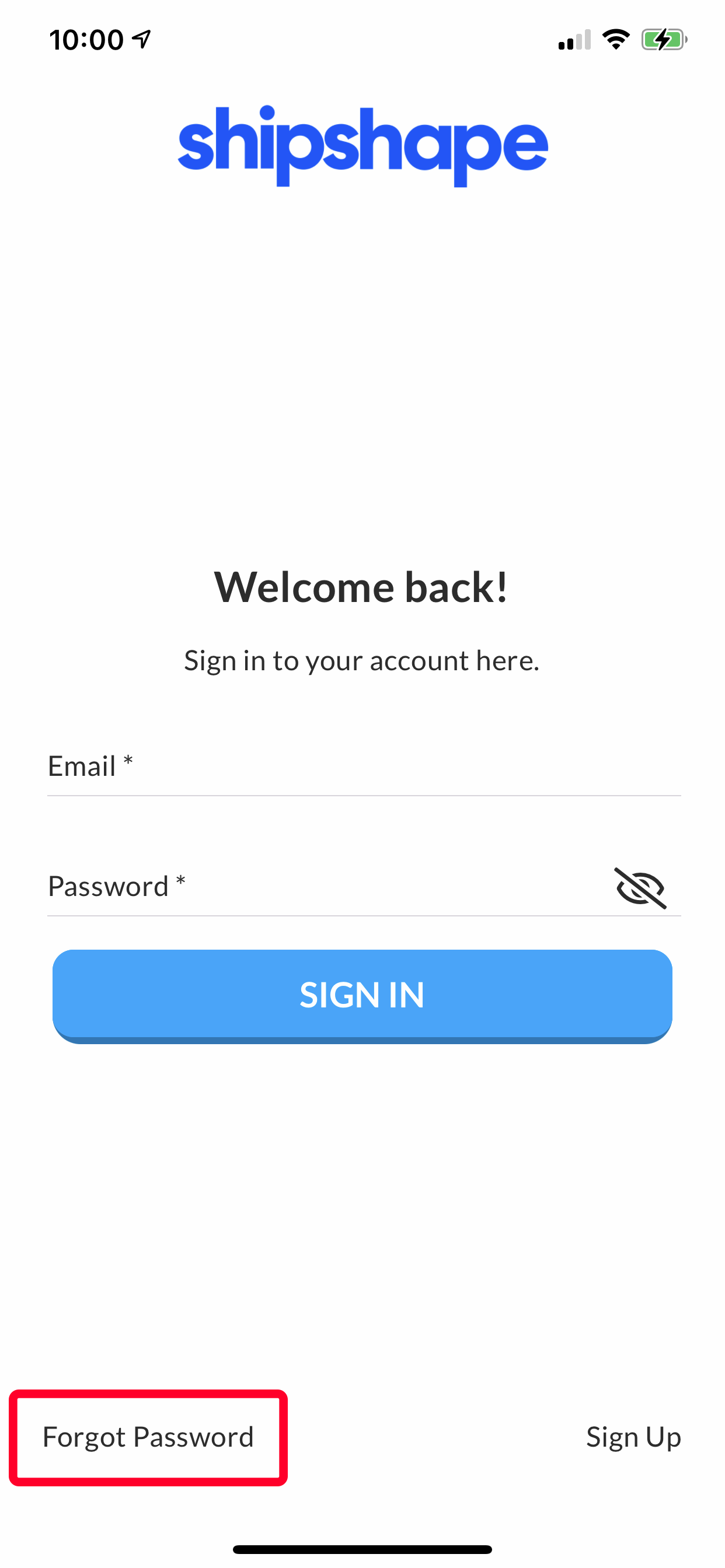 Instructions: Password Reset