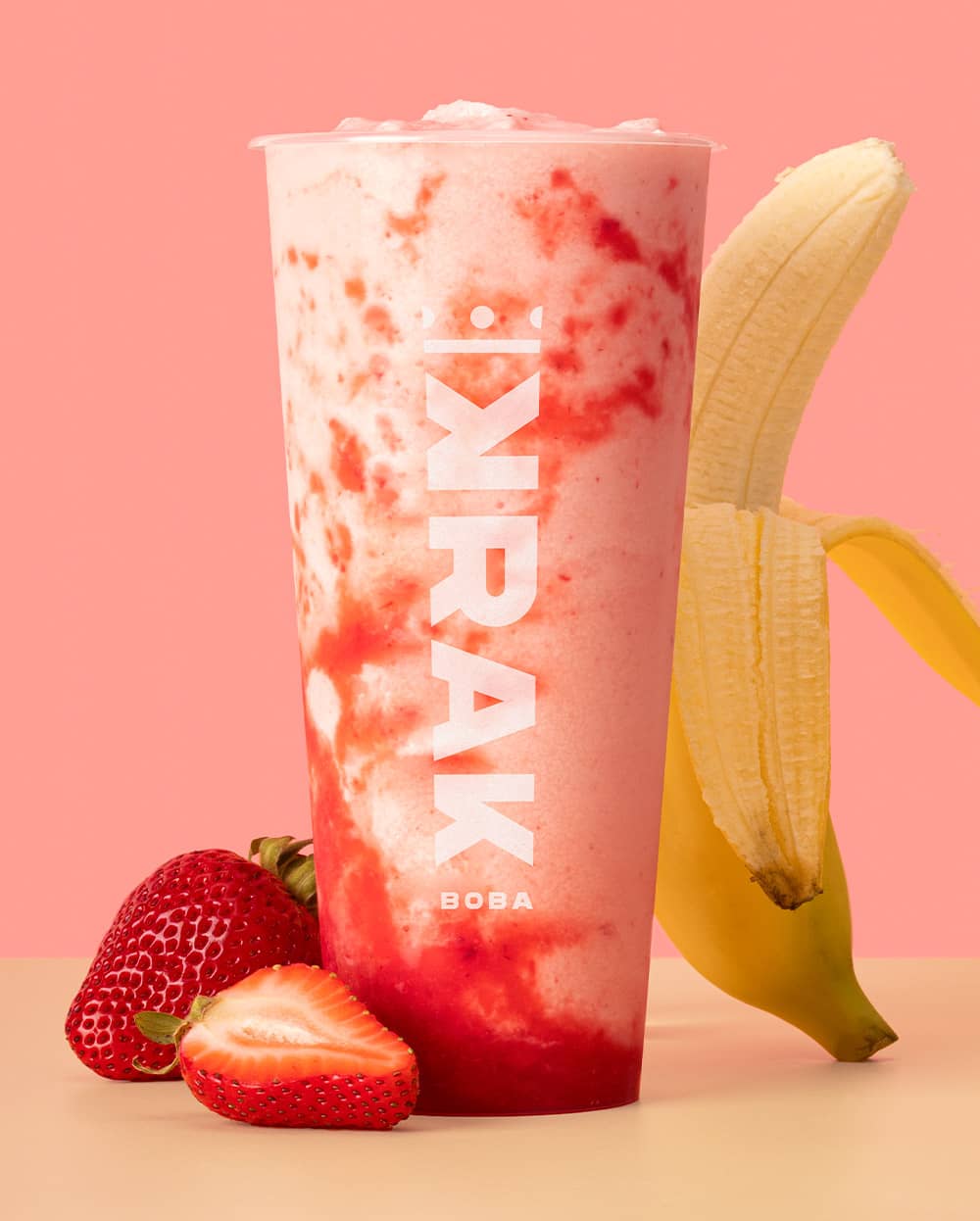 Krak Boba - Strawberry Gon' Bananas