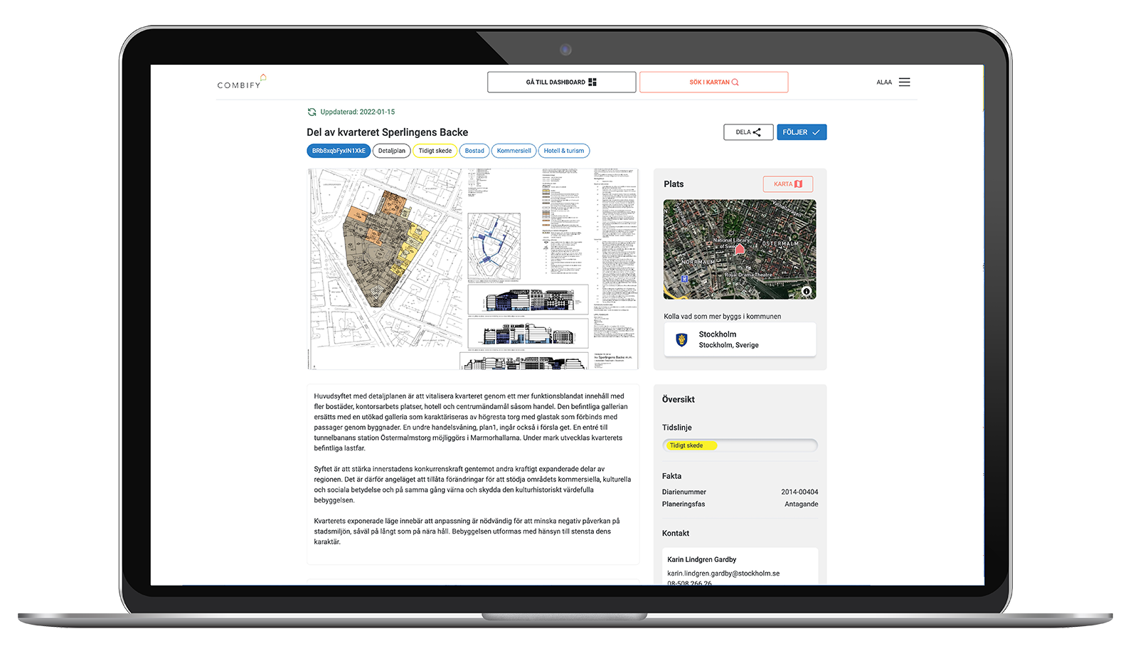 Combify | Färsk byggdata