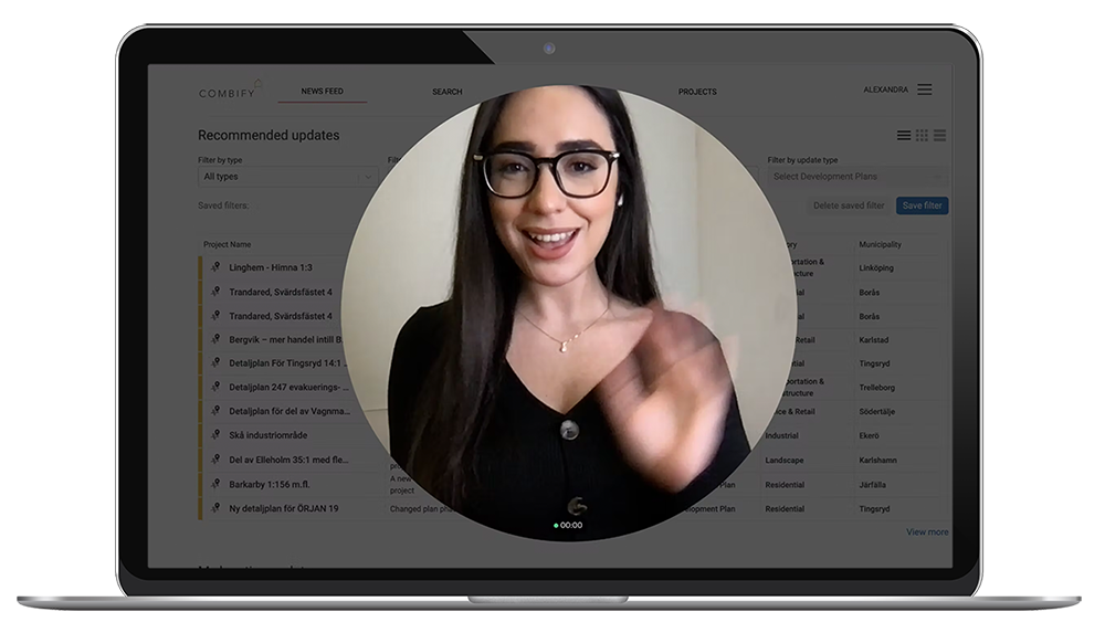 Combify | Färsk byggdata