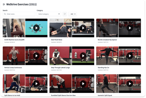 Massive Fitness Photo and Video Database
