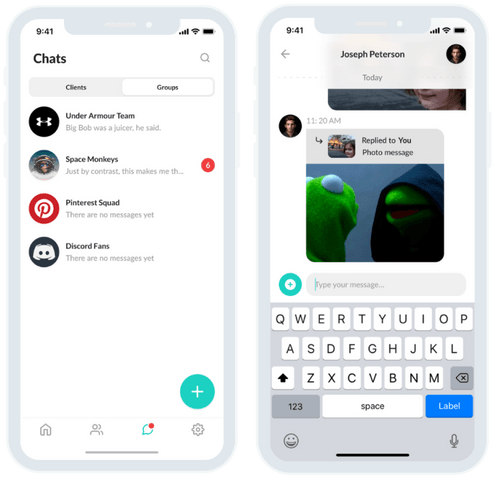 Personal Training Inbox & Group Messaging