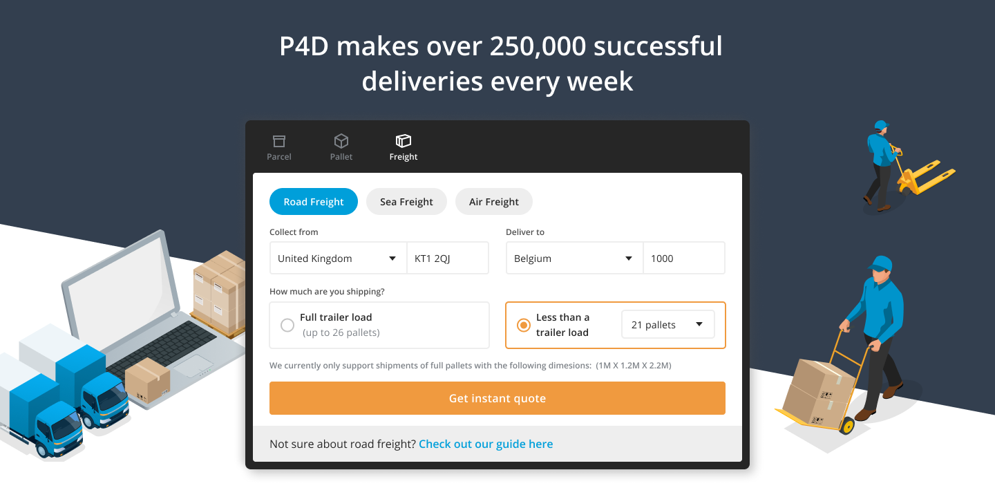 Road Freight Delivery FTL & LTL | Parcel and Pallet Delivery