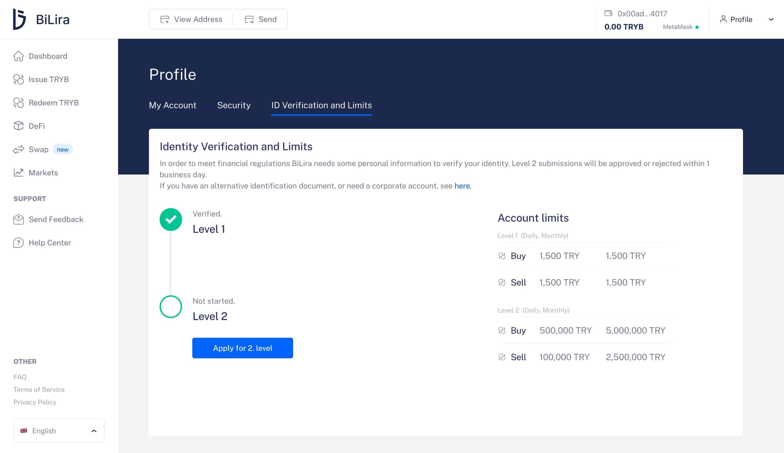A stablecoin indexed to Turkish Lira | BiLira