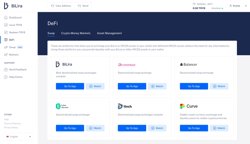 A stablecoin indexed to Turkish Lira | BiLira