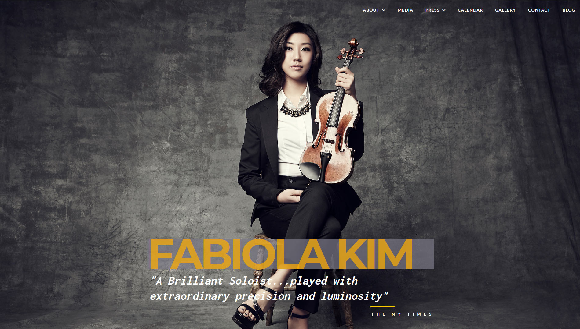 Henry Wang - "Release of Fabiola Kim's Website"