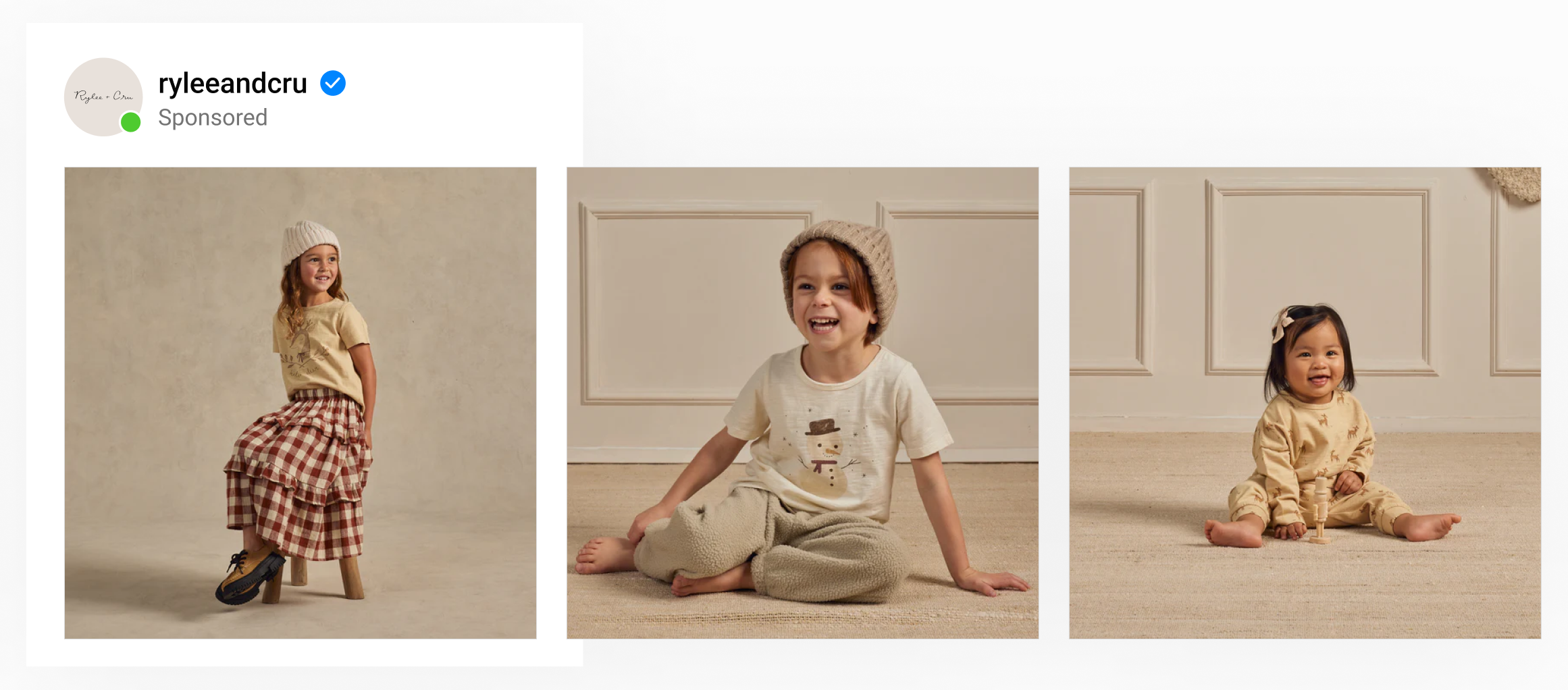 Examples of Meta catalog ads with lifestyle images